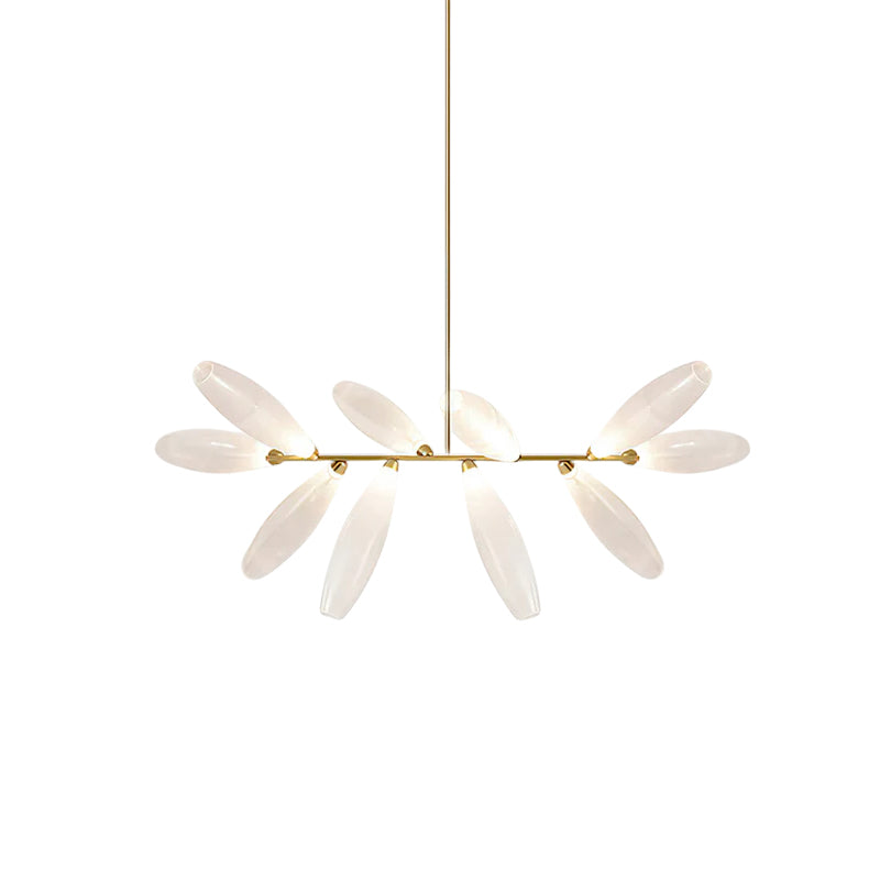 Frosted Grain Glass Chandelier – Lomance